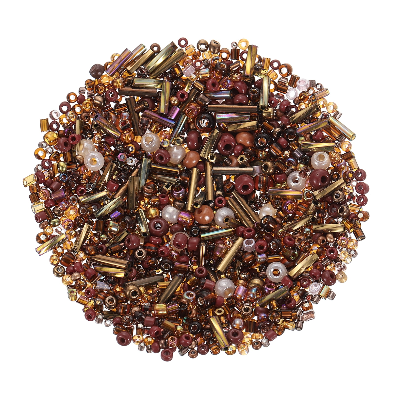 2000Pcs Mixed Glasss, 2-4 mm Mini Tube Bugle Loose Craftss with Hole ...