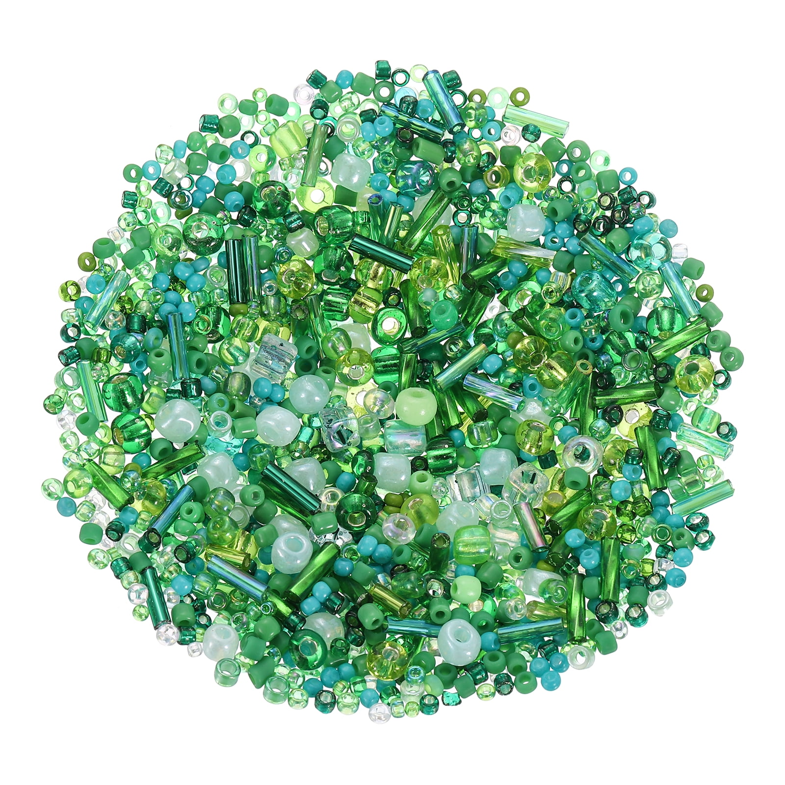 2000Pcs Mixed Glasss, 2-4 mm Mini Tube Bugle Loose Craftss with Hole ...