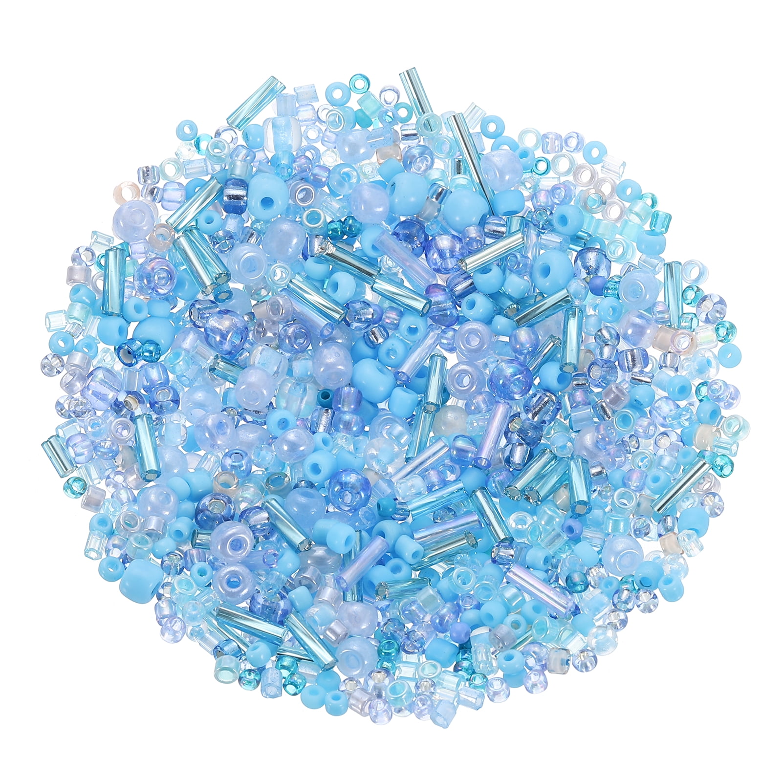 2000Pcs Mixed Glasss, 2-4 mm Mini Tube Bugle Loose Craftss with Hole ...