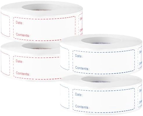 2000Pcs Removable Freezer Labels,1 x 3 Inch Food Labels for Food ...