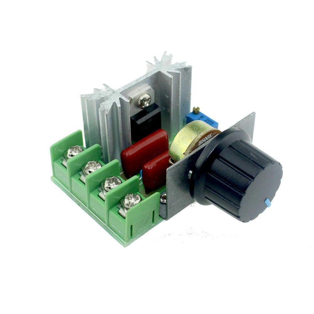 2000W 110V AC SCR Voltage Regulator Adjustable Motor Speed Control ...