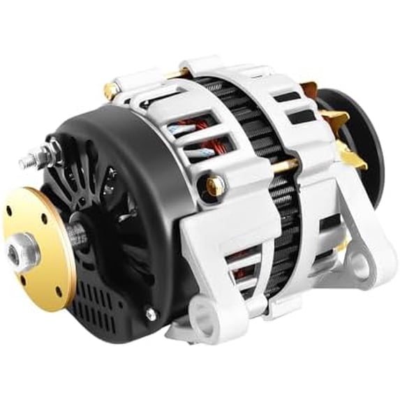 2000W 24V DC Dual Wheel Permanent Magnet Generator - Brushless Low RPM ...