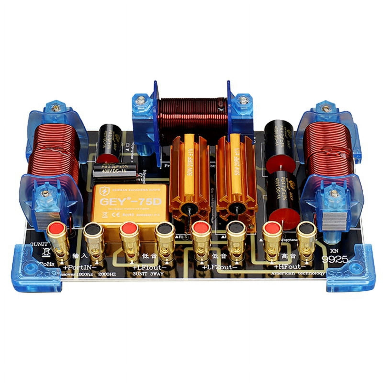 2000W Audio Frequency Divider Two Way Speaker Crossover 12 15 Inch ...