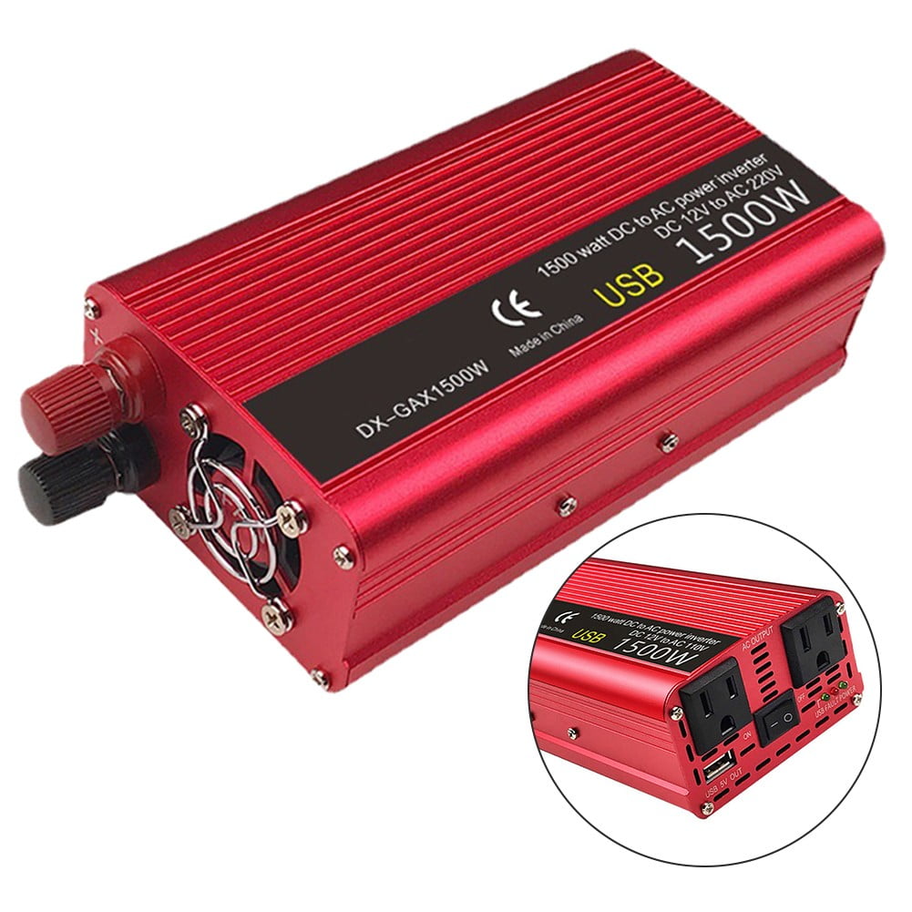 2000W Car Inverter Household 12V/24V To 110V/220V Battery Converter ...