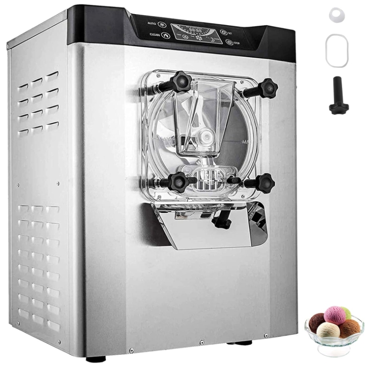 2000W Commercial Ice Cream Machine, Single Flavor Hard Ice Cream ...