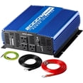 2000W Continuous/ 4000W Peak Power Inverter 3 AC Outlets 12V to 110V ...