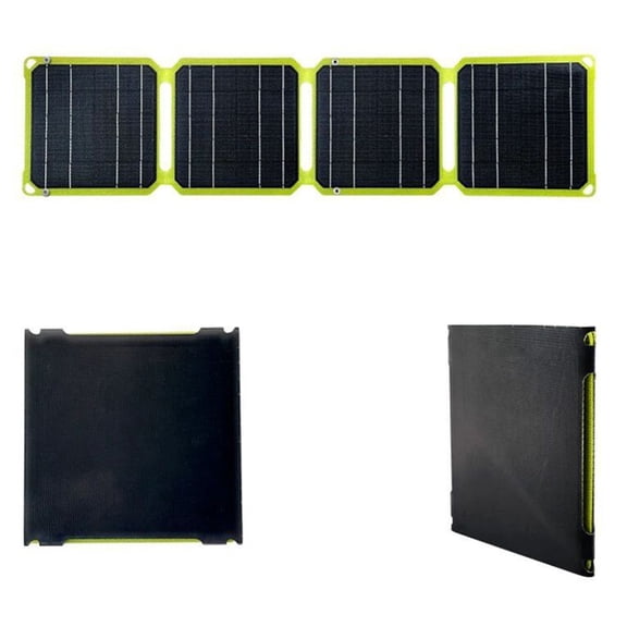 ALLPOWERS 21W Solar Panel with 10000mAh Power Bank, 3 USB Ports, Phone ...