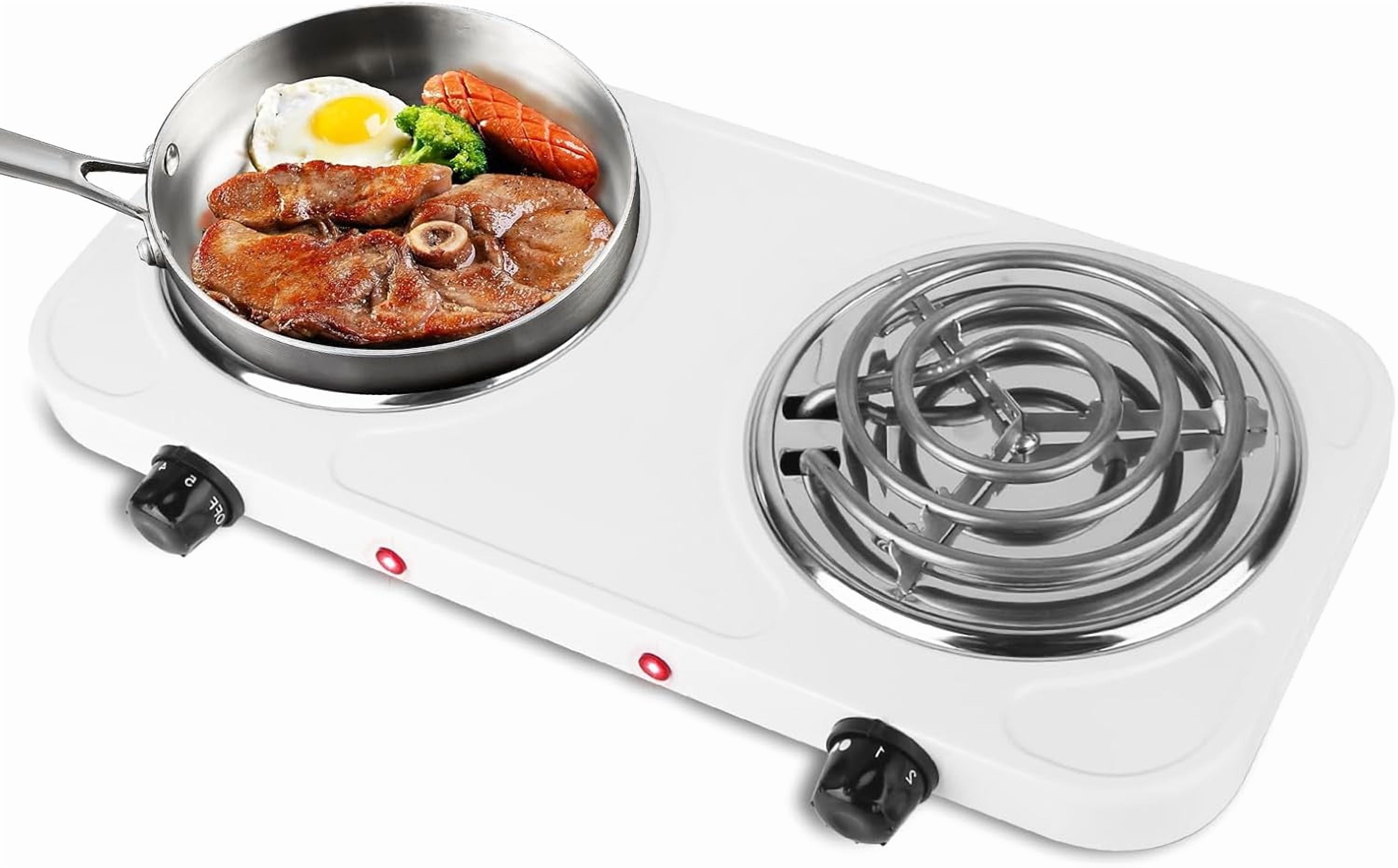 2000W Double Burner, Electric Hot Plate for Cooking Portable Cooking ...
