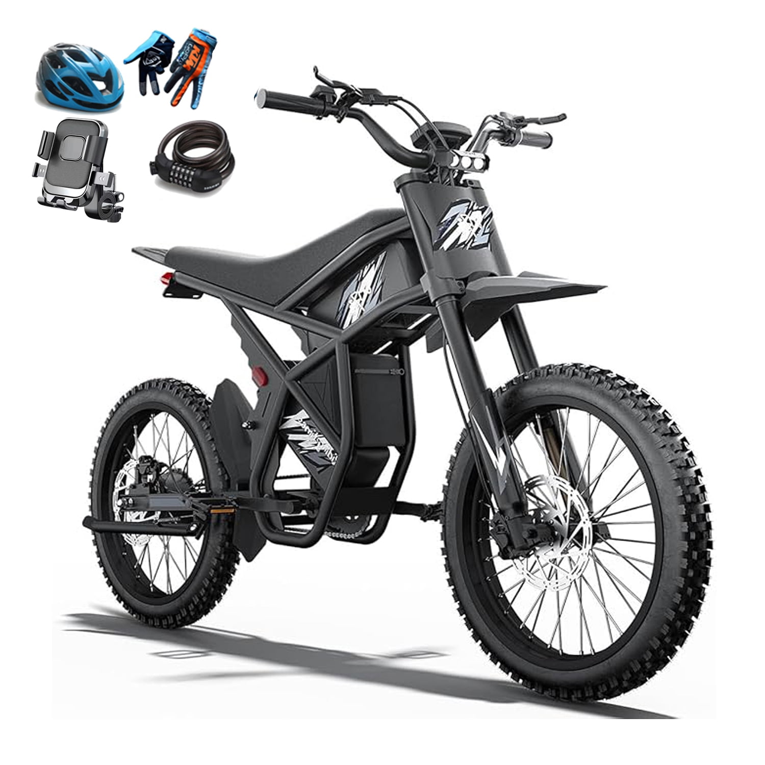 2400W Electric Bike with 48V 18.2AH*2 Removable Batteries Ridingtimes ...