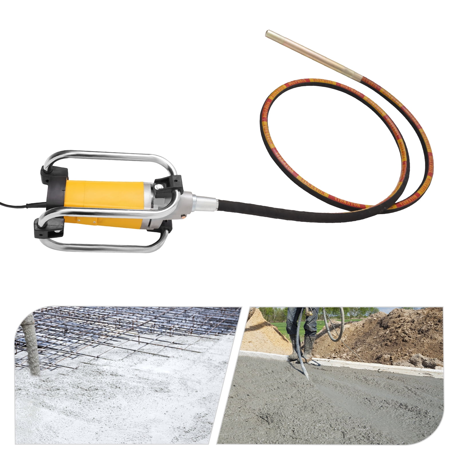 2000W Electric Concrete Vibrator, Concrete Vibrating Tool, Hand Held ...