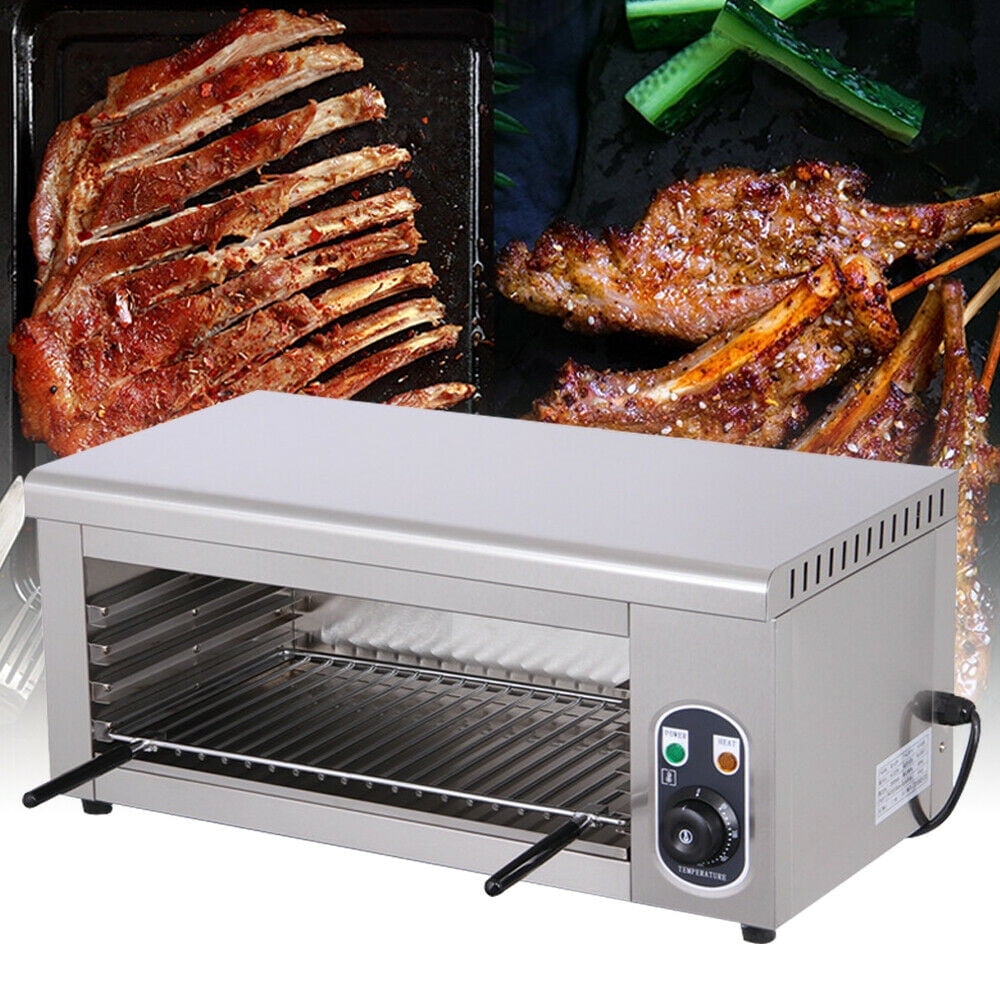 2000W Electric Oven Cheese Melter Salamander Broiler BBQ Gril ...