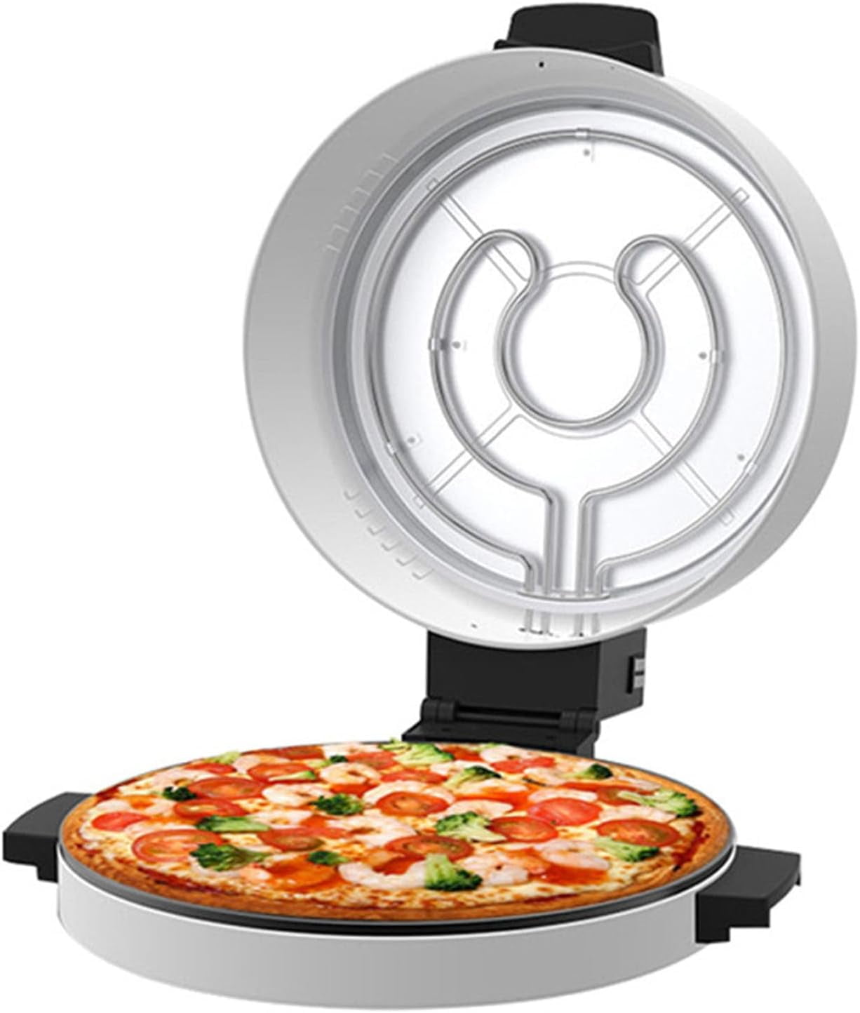 2000W Electric Pizza Oven, 12 Inch Pizza Machine Countertop Pizza Maker ...
