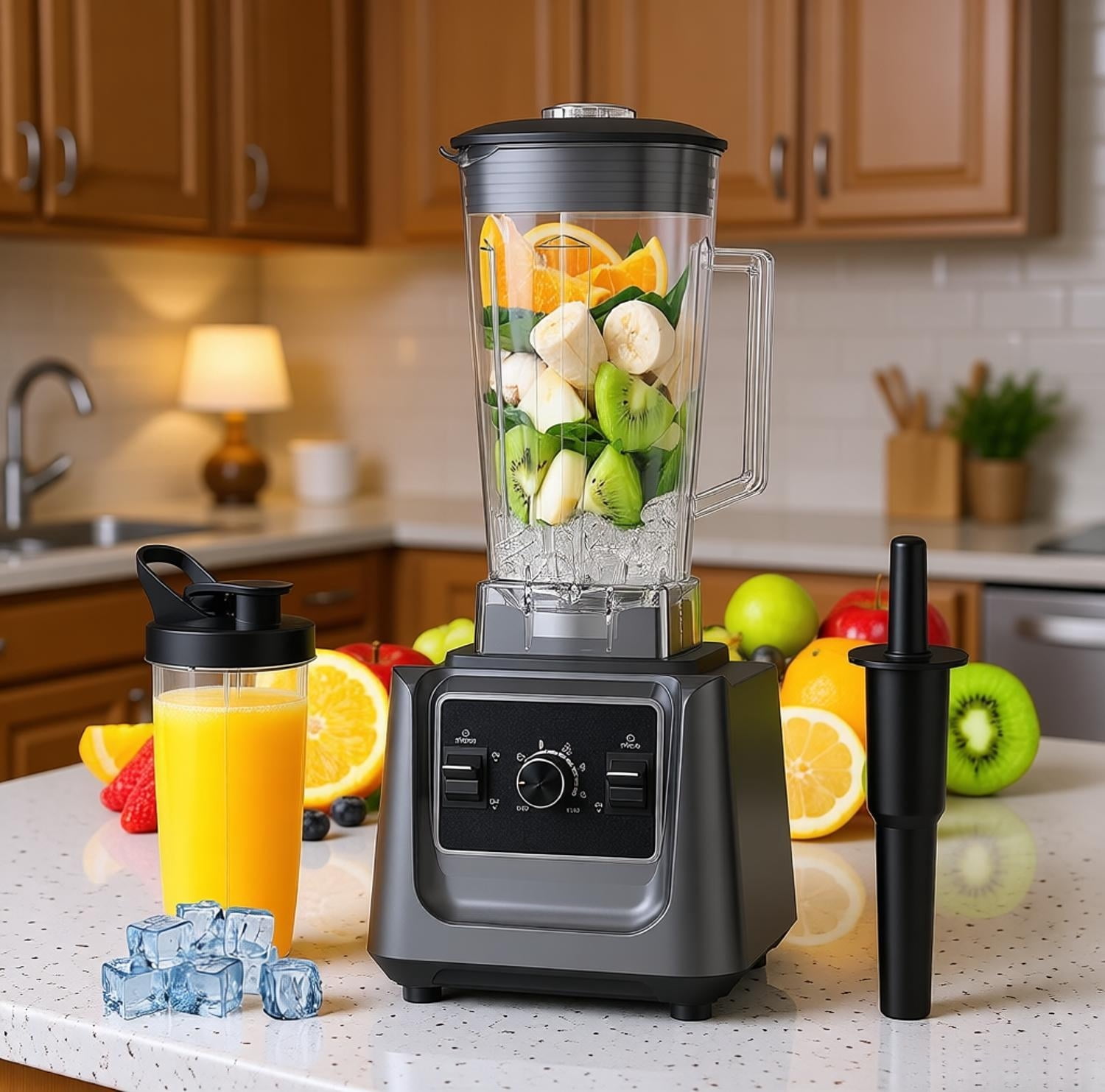 2000W High Speed Professional Countertop Blender with 68 oz Pitcher ...