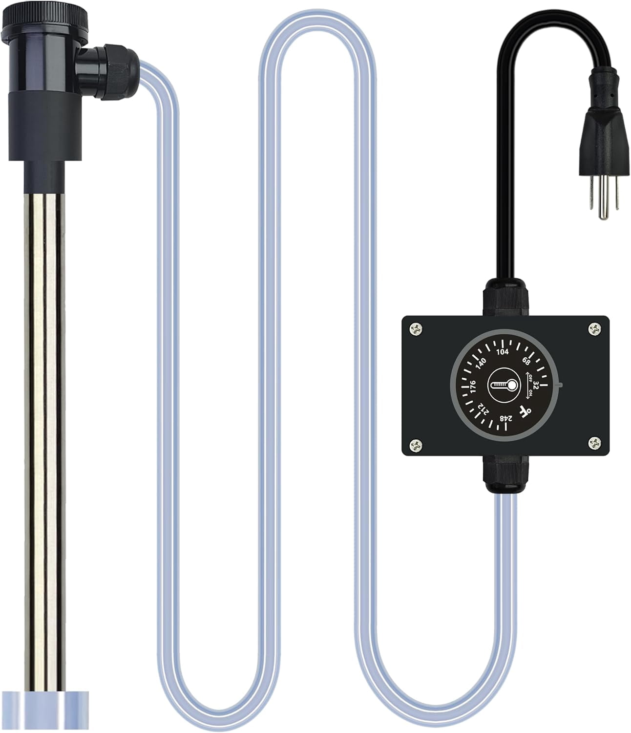 2000W Immersion Water Heater Portable Electric Hot Tub & pool Fully ...
