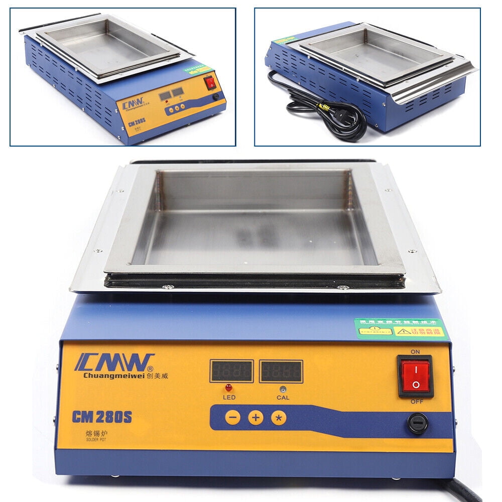 2000W Solder Pot Tin Melting Furnace Soldering Bath Station 280mm 400 ...