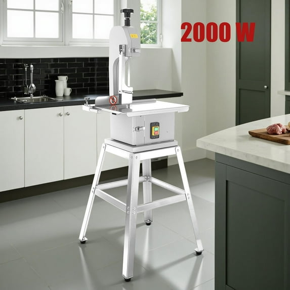 2000W Bracket Electric Bone Saw Machine, 19" x 12" Meat Cutting Table ...
