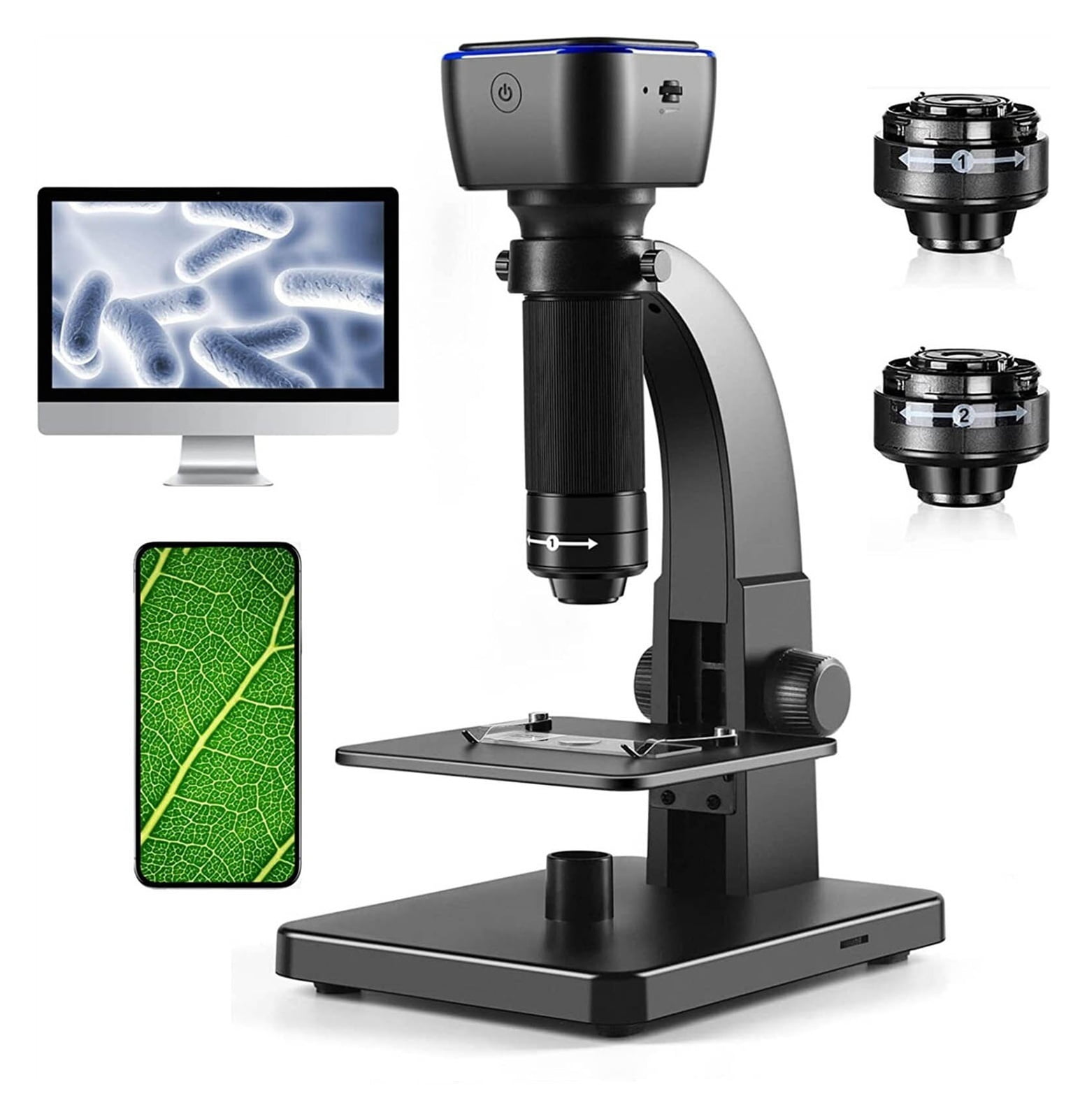 2000X Biological Digital Microscope Wifi USB Microscope With Digital ...