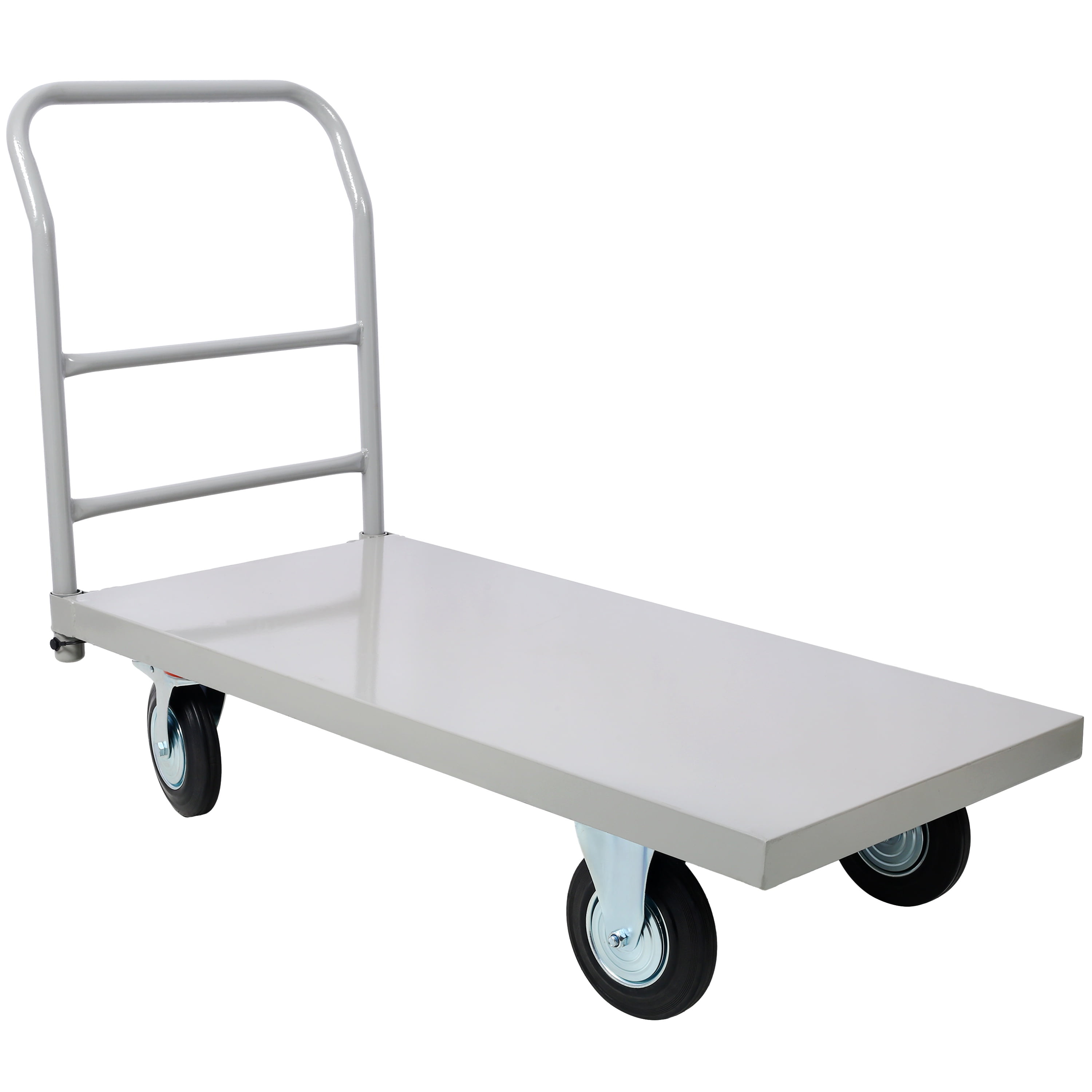 2000lb Heavy Duty Platform Truck, Industrial Flatbed Dolly Cart with ...