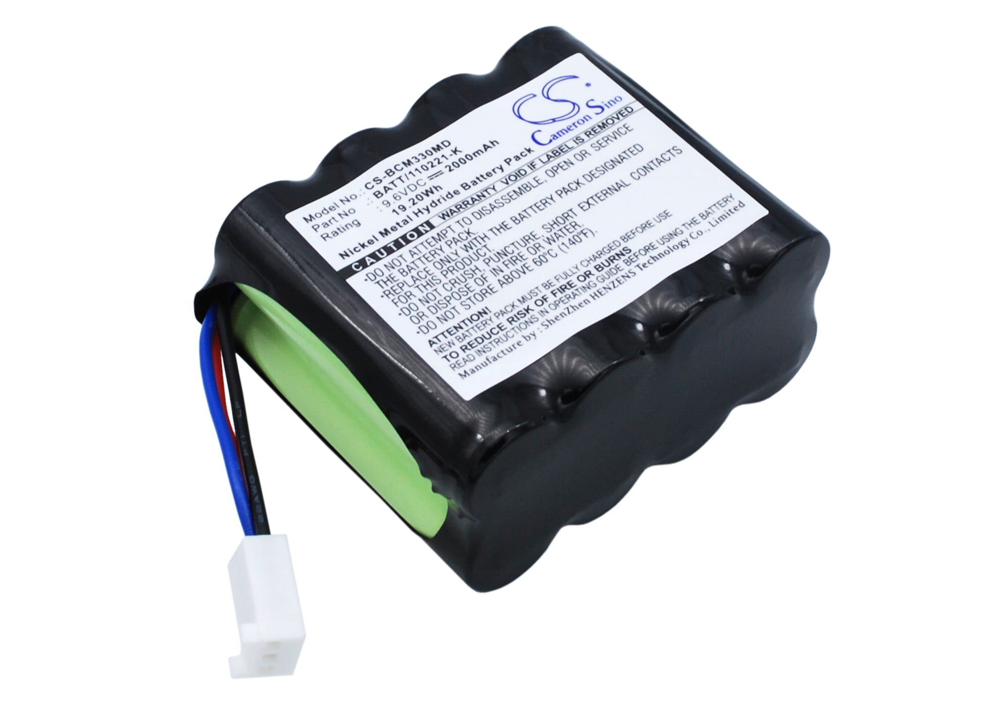 2000mAh 120221, BATT/110221-K, AAPLQBC1108, OM11094 Battery for BCI ...