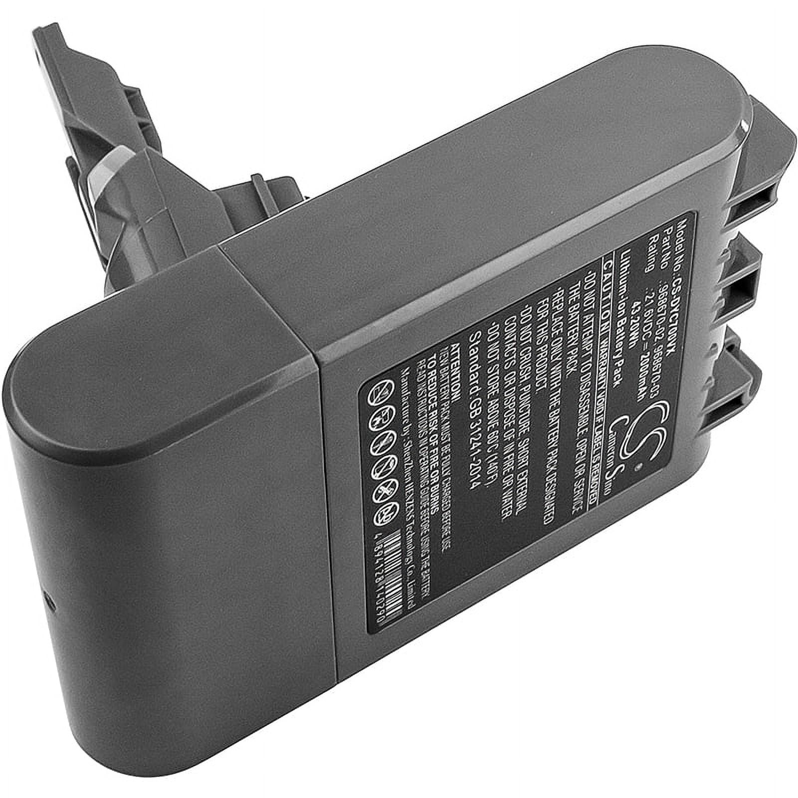 2000mAh 968670-03 968670-02 Battery for Dyson V7 Animal SV11 V7 Total ...
