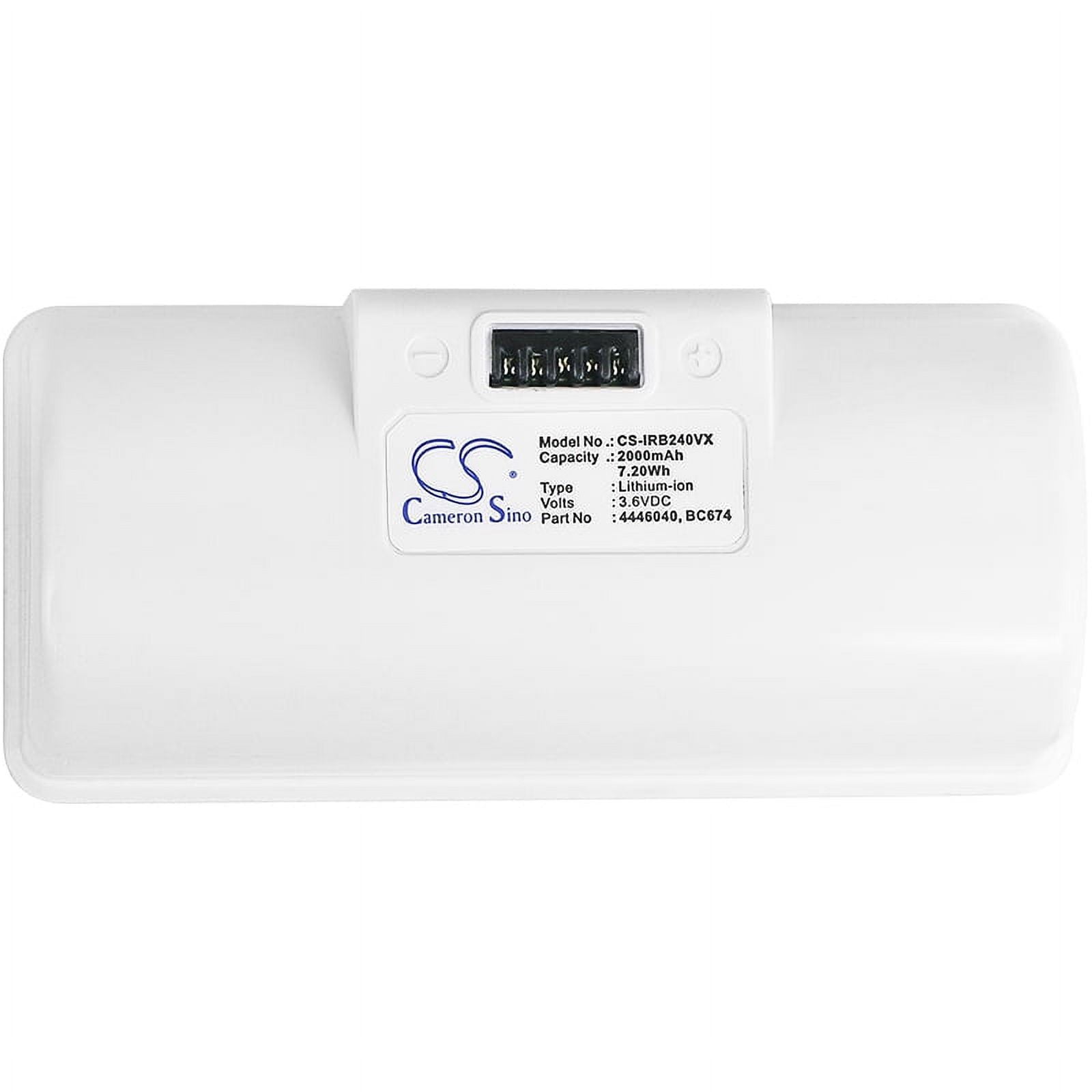 2000mAh BC674 4446040 Battery for iRobot Braava Jet 245 Braava Jet 240 ...