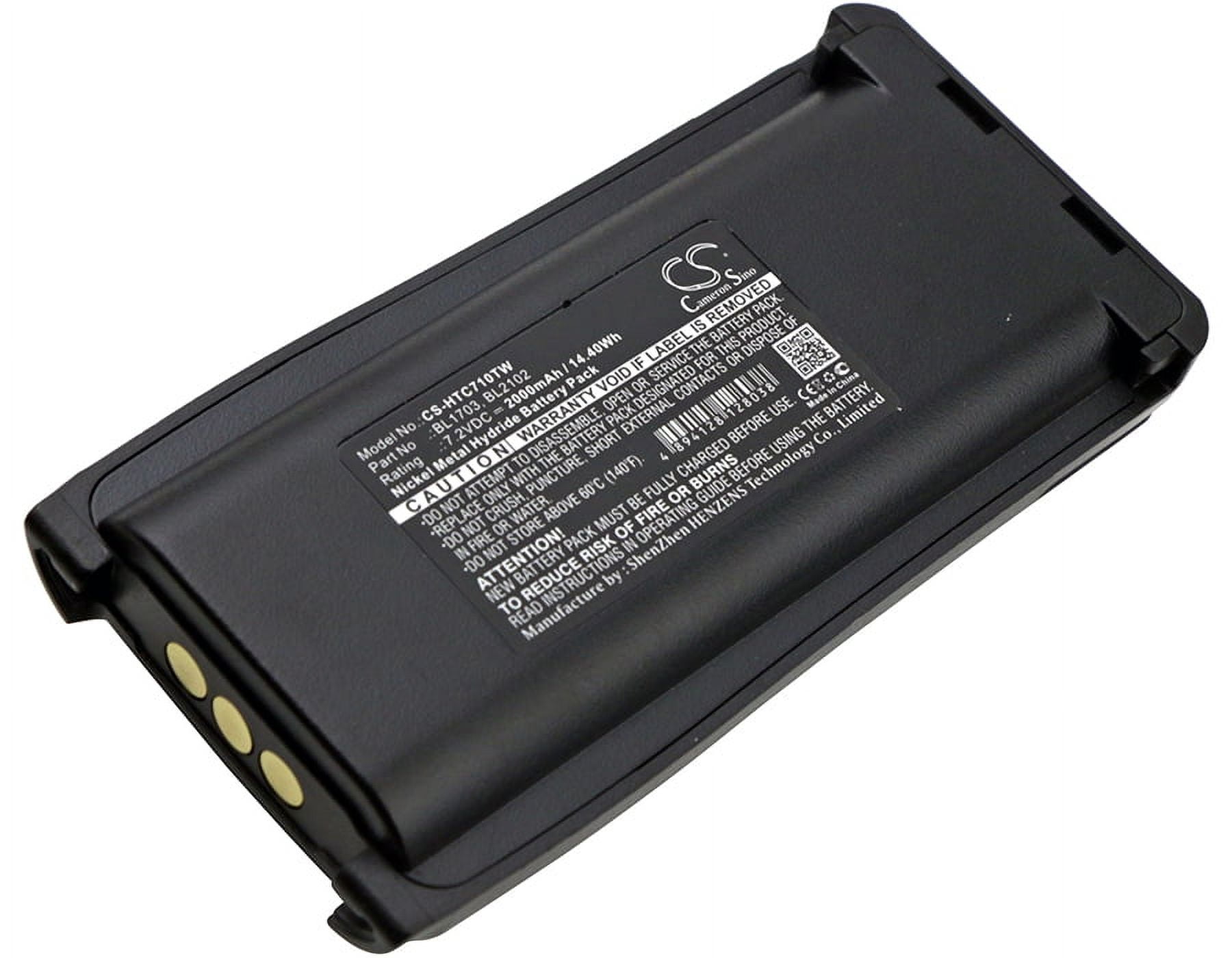 2000mAh BL1703 BL1703Li BL2102 BH1801 Battery for HYT TC-700 TC-700U TC ...