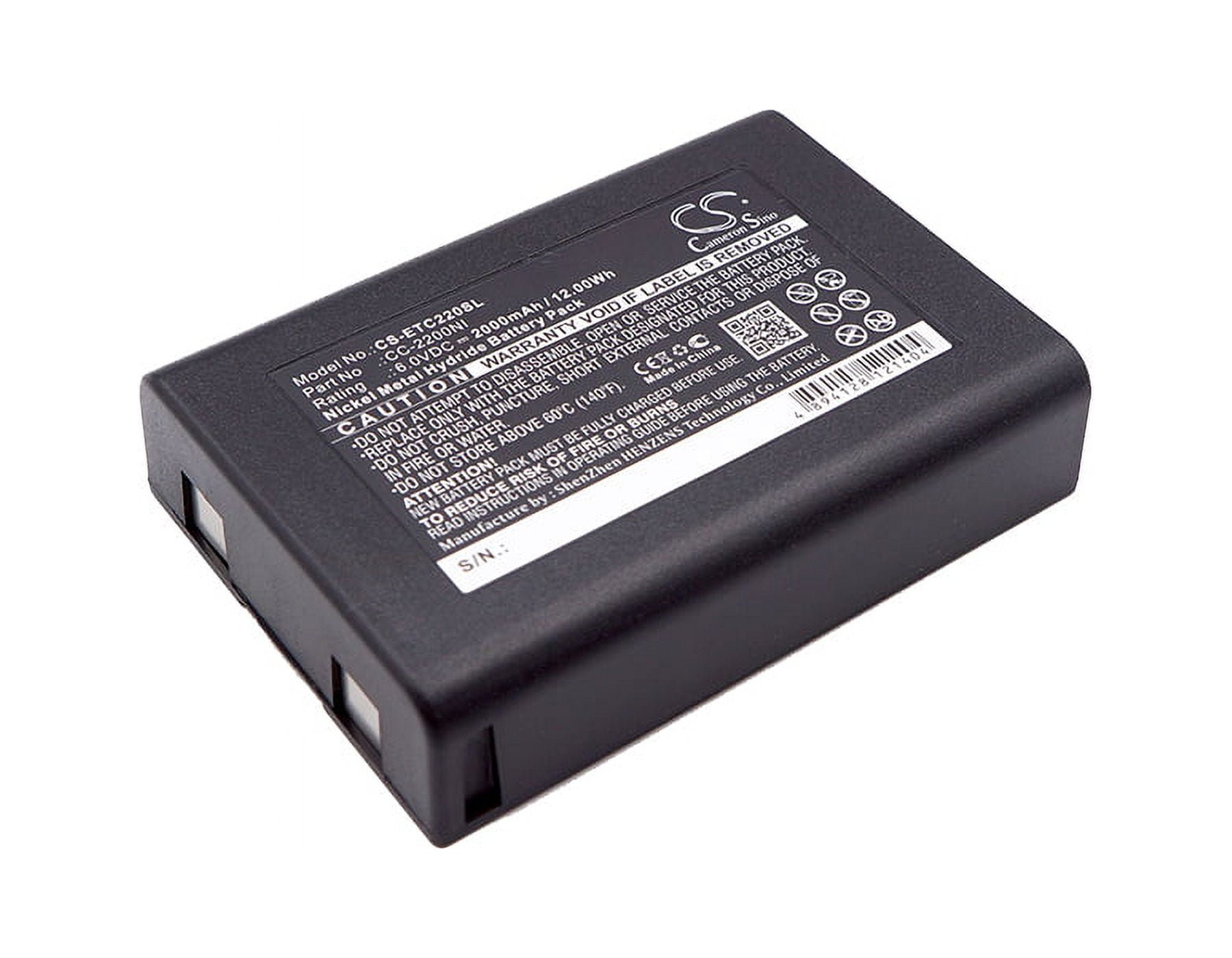 2000mAh Eartec CC-2200NI Battery for Comstar Com-Center Comstar Com ...
