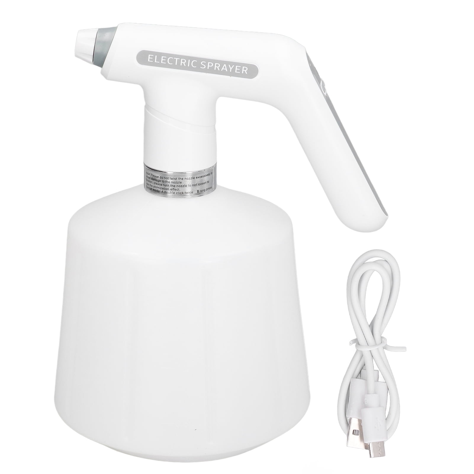 2000mAh Electric Spray Bottle with Rotating Sprinkler, 2L ABS & HDPE ...