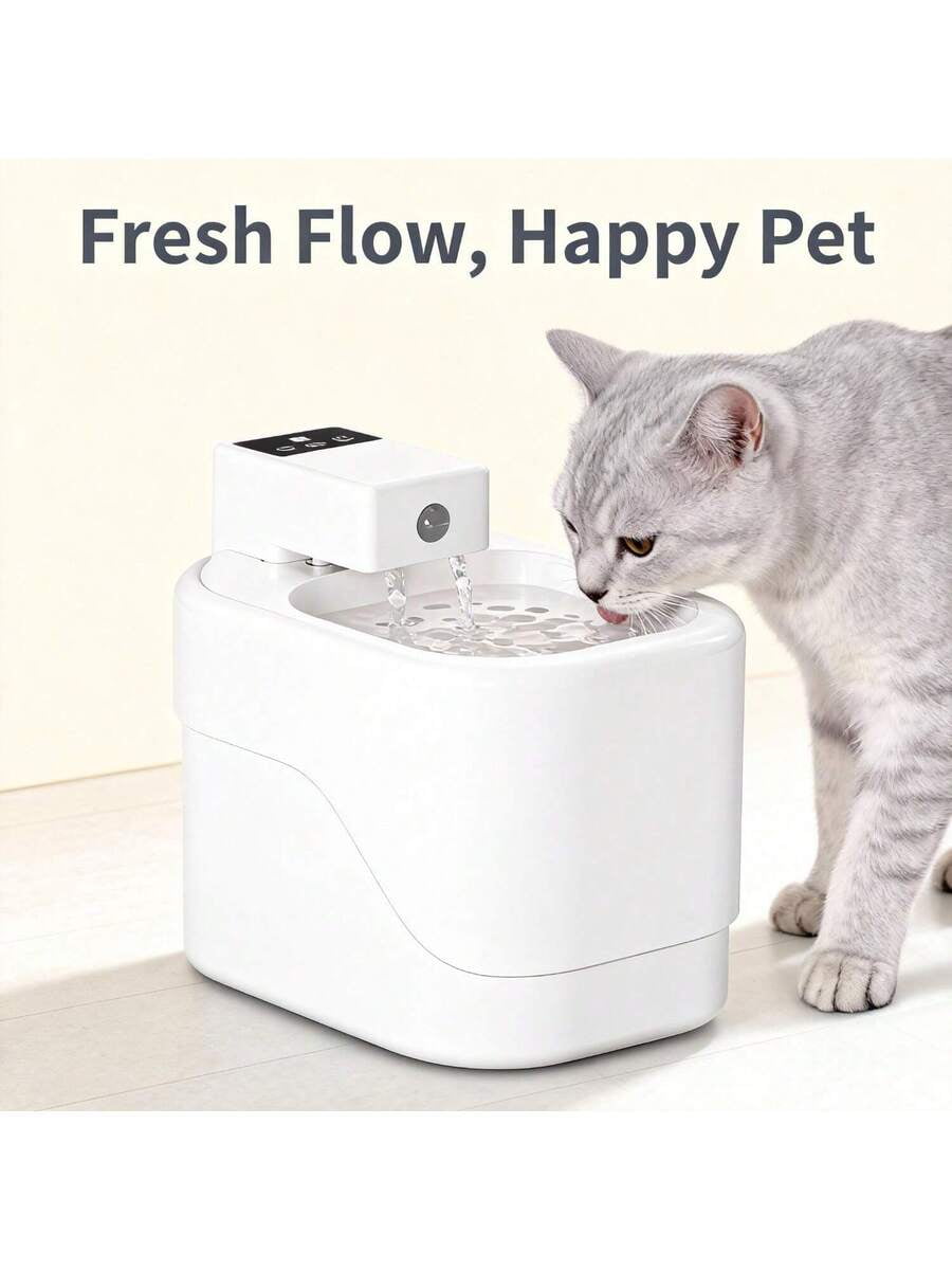 2000mL Cat Drinking Fountain – Automatic Circulating Water Dispenser ...