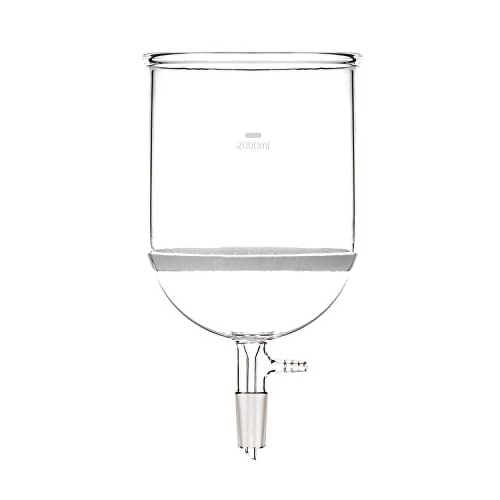 2000ml,24/40,Glass Buchner Funnel,2 Litre Core Filter Funnels,10mm ...