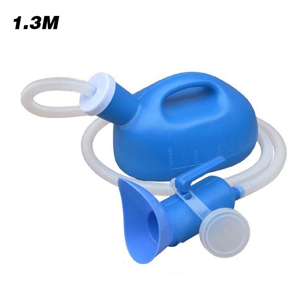 2000ml Portable Urinal With Hose For Women Men 1.3/1.6m Extension Long ...