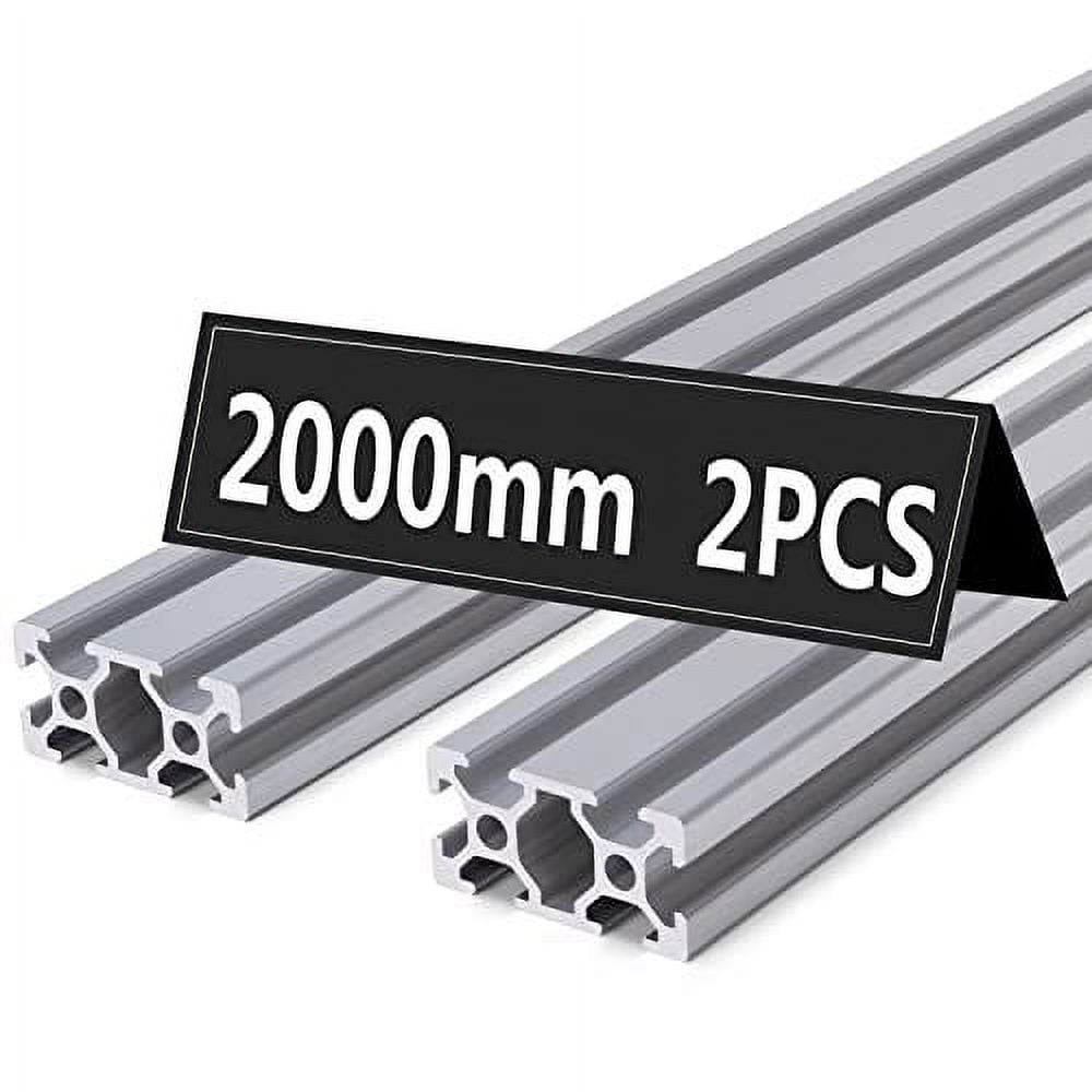 2000mm Silver T Type 2040 Aluminum Extrusion Profile European Standard ...