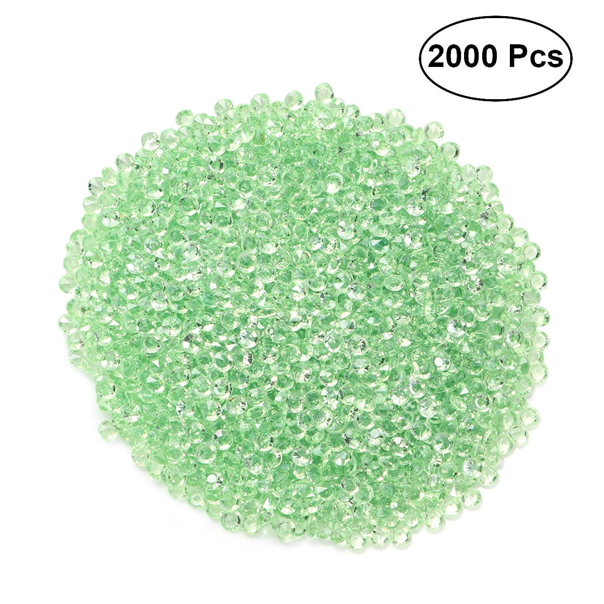 2000pcs 4.5mm Transparent Wedding Table Scattering Crystals Acrylic ...