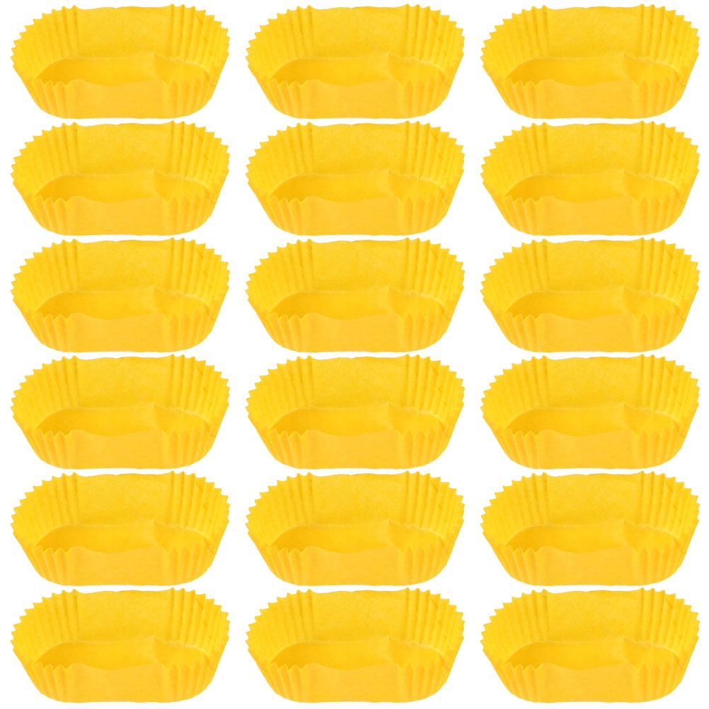 2000pcs Baking Cups Cake Paper Tray Rectangle Shape Paper Cups Baking ...