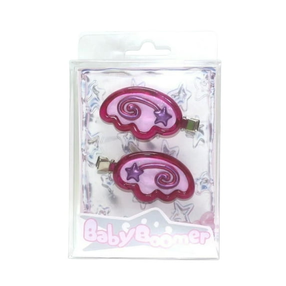 2000s Angel Wing Hair Clip Acrylic Barrettes For Women Nonslip Secure ...