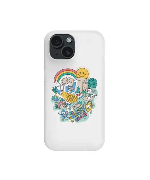 2000s Club Retro Y2K Themed Phone Case for iPhone 11, 12, 13, 14, 15 ...