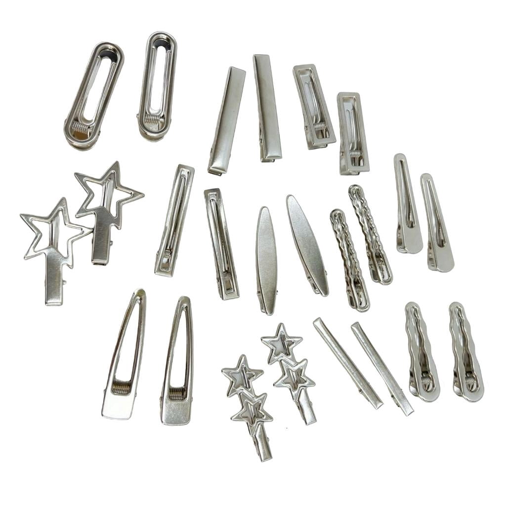 2000s Simple Star Hair Clip Aesthetic Hair Pin Duckbill Clip Side ...