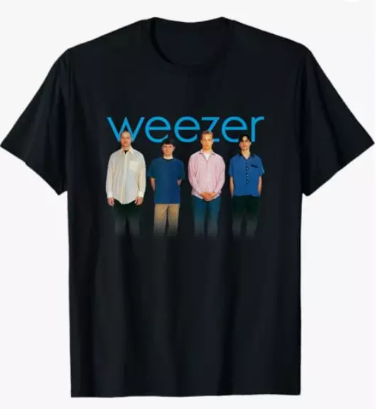 2000s Vintage Weezer Blue Album Gift For Fan All Size Unisex Shirt ...