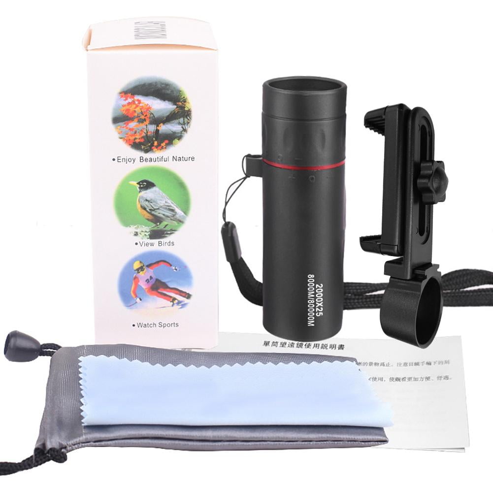 2000x25 Monocular Telescope Long Distance Telescope High-Definition ...