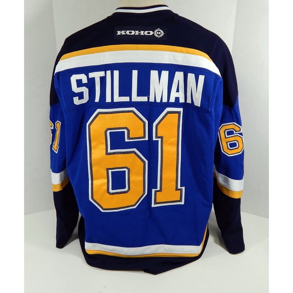 2001-02 St. Louis Blues Cory Stillman #61 Game Used Blue Jersey DP12132 ...