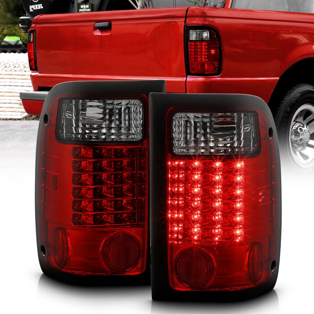 2001-2005 Ford Ranger LED Perform Red Smoked Tail Lights Brake Lamps ...