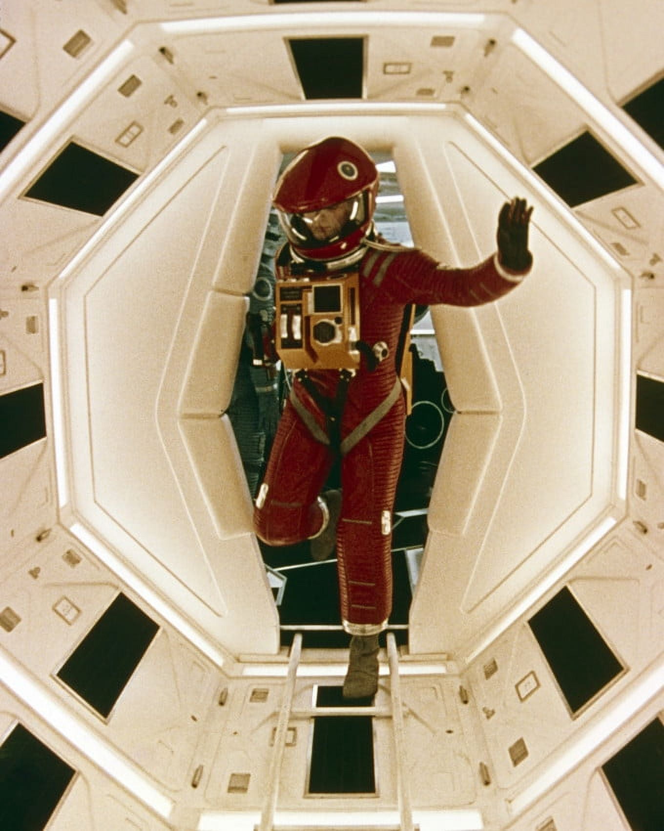 2001: A Space Odyssey Keir Dullea In Red Space Suit In Hatch 24X36 ...