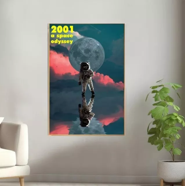 2001 A Space Odyssey Movie Poster, Wall Art Painting Living Room ...