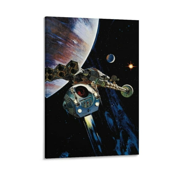 2001 A Space Odyssey Movie Print Poster Gifts Canvas Painting Poster ...