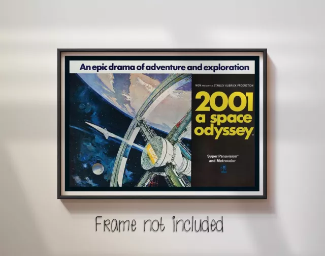 2001 A Space Odyssey Repro Film Poster Epic - High Quality Poster NO ...