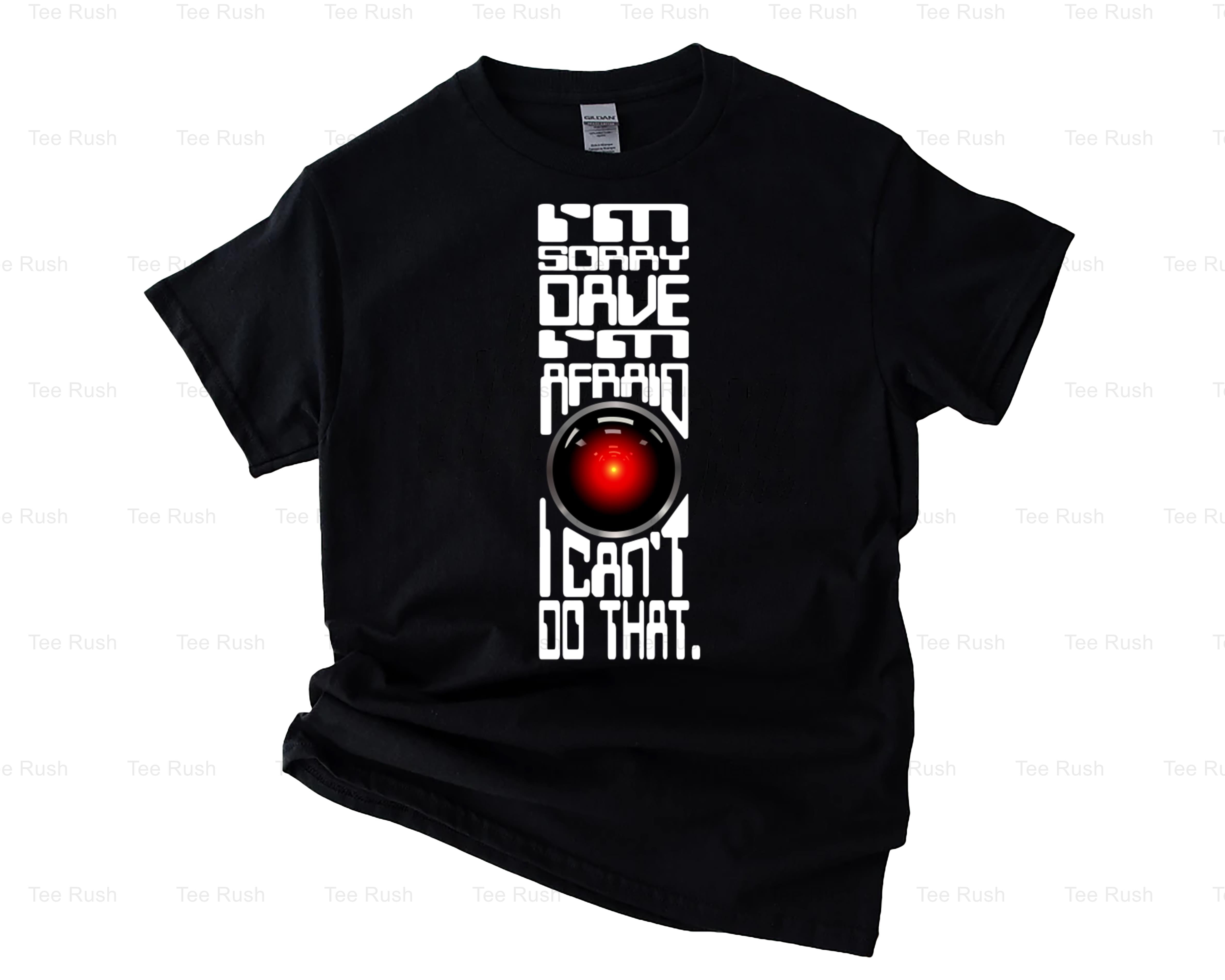 2001 A Space Odyssey Stanley Kubrick Movie Sci Fi HAL 9000,,T-Shirt, SW ...