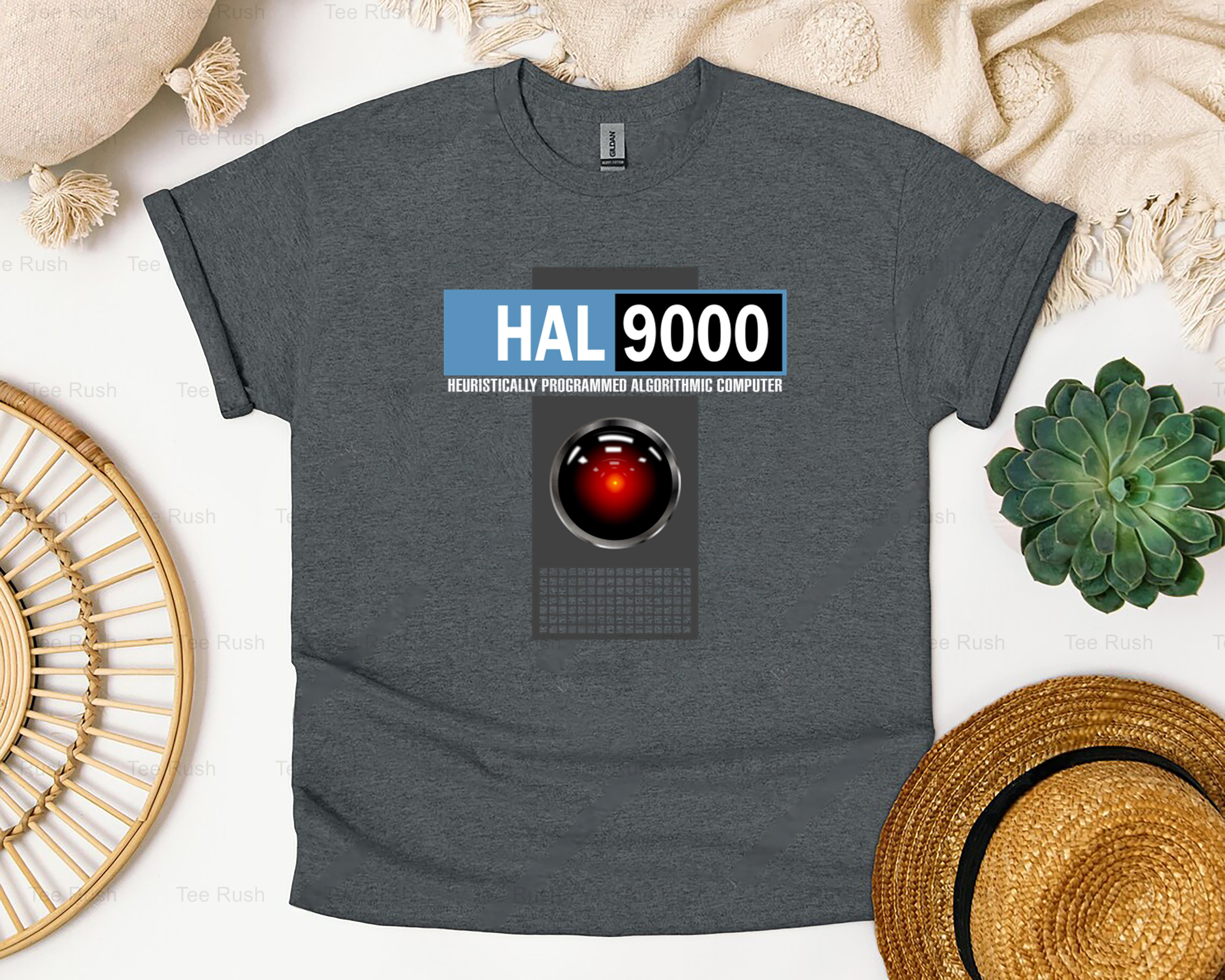 2001 A Space Odyssey Stanley Kubrick Movie Sci Fi HAL Red Eye,T-Shirt ...