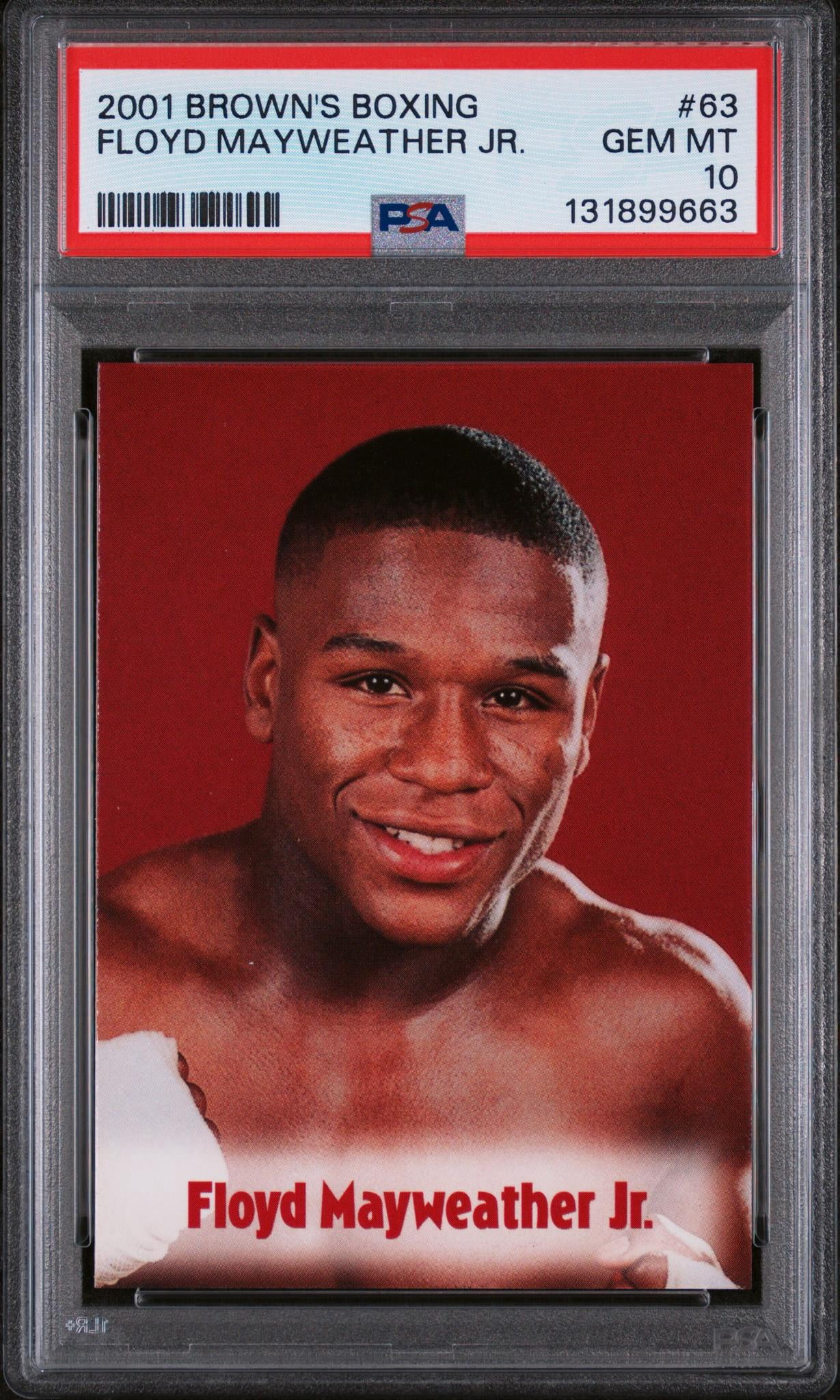 2001 Brown's Boxing Floyd Mayweather #63 PSA 10 - Walmart.com