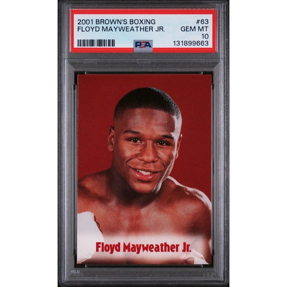 2001 Brown's Boxing Floyd Mayweather #63 PSA 10 - Walmart.com