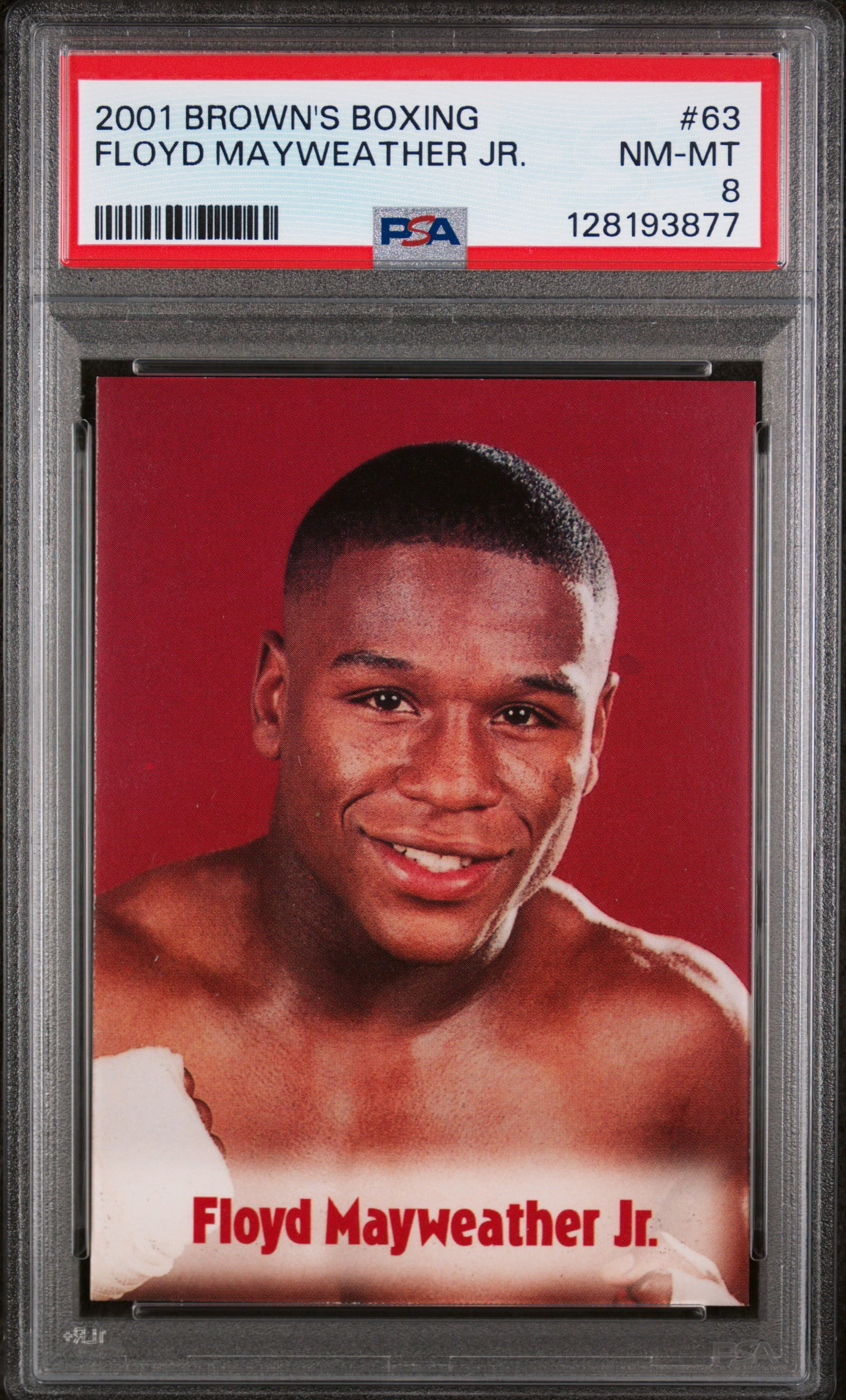2001 Brown's Boxing Floyd Mayweather #63 PSA 8 - Walmart.com